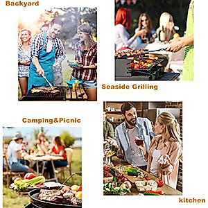 Griddle Accessories for Blackstone,Moulyan 14PCS Griddle Accessories Kit,Flat Top Grill Accessories for Outdoor Grill,Professional BBQ Grill Tools Set with Spatula, Scraper, Bottle, Tongs, Egg Ring