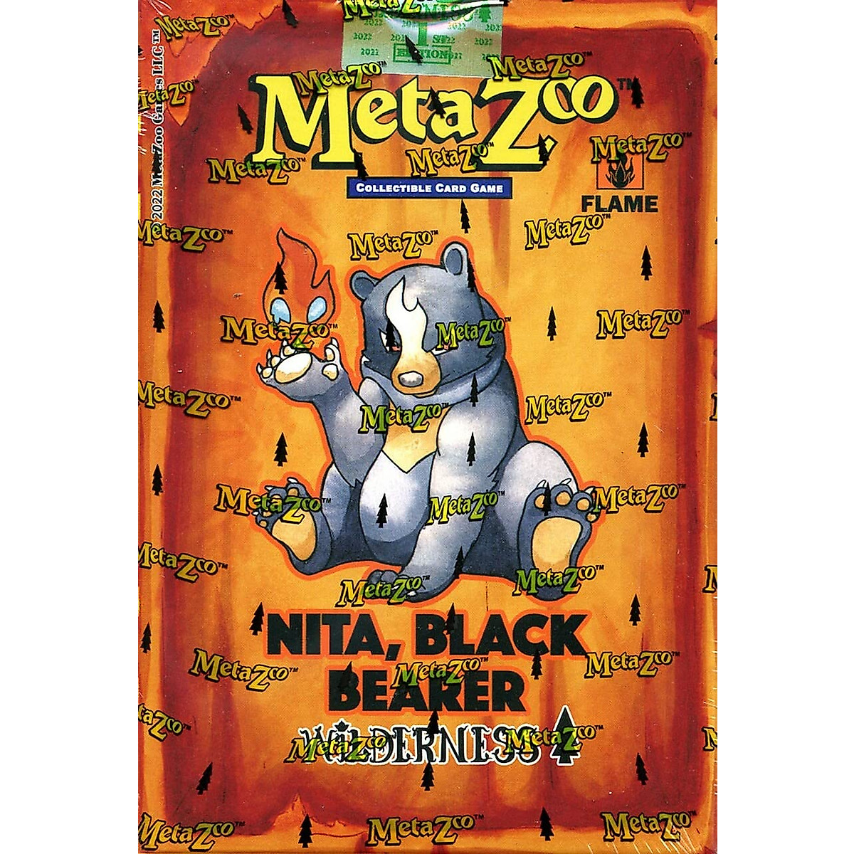 MetaZoo Trading Card Game Cryptid Nation Base Set Nita, Black, Bearer Wilderness Theme Deck [1st Edition]