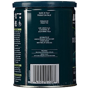 Lavazza Espresso Decaffeinated Ground Coffee, 8 oz