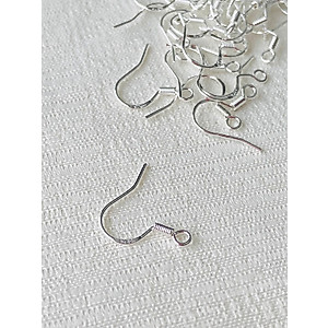Earring Hooks, Fish Hooks, Ear Wires, French Hook Earrings, Earring Findings, 925 Sterling Ear Wires, Sterling Earring Hooks, Wholesale Ear Hooks Sterling Hooks, Jewelry Making Earring, Wire Hooks