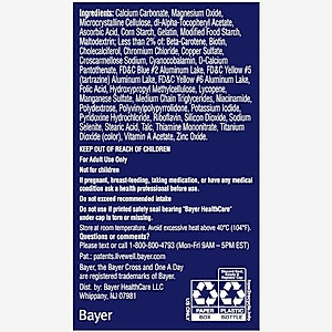 One A Day Men's Pre-Conception Health Multivitamin to Support Healthy Sperm, Supplement for Men with Vitamin C, Vitamin E, Selenium, Zinc, and Lycopene, 30 Count