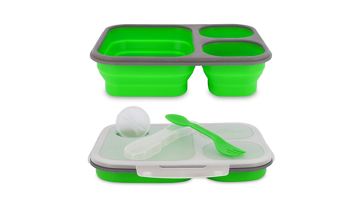Smart Planet Eco Silicone Collapsible Lunch Box