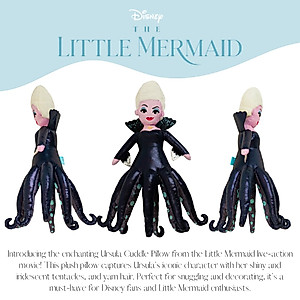 Franco Disney's The Little Mermaid Live Action Movie Ursula Bedding Super Soft Plush Cuddle Pillow Buddy, (Official Licensed Disney Product)