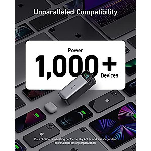 Anker 737 Power Bank (PowerCore 24K), 24,000mAh 3-Port Portable Charger with 140W Output, Smart Digital Display, Compatible with iPhone 14/13 Series, Samsung, MacBook, Dell, AirPods, and More