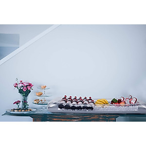 Inflatable Ice Serving Bar Coolers for Parties, Made of Grey Material, Food Drink Salad Buffet Tray for Indoor and Outdoor Party Pool Picnic Luau by FEEBRIA