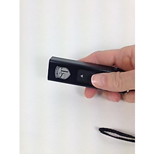 Slider 3 Million Volt Mini Stun Gun Flashlight Black
