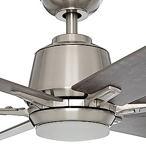 Home Decorators Collection Kensgrove 64 in. Integrated LED Brushed Nickel Ceiling Fan with Light and Remote Control YG493D-BN
