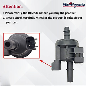 Vapor Canister Purge Valve 0280142519 CU5A-9G886-AA for Ford Fusion Lincoln MKZ 2.0L 2013-2016