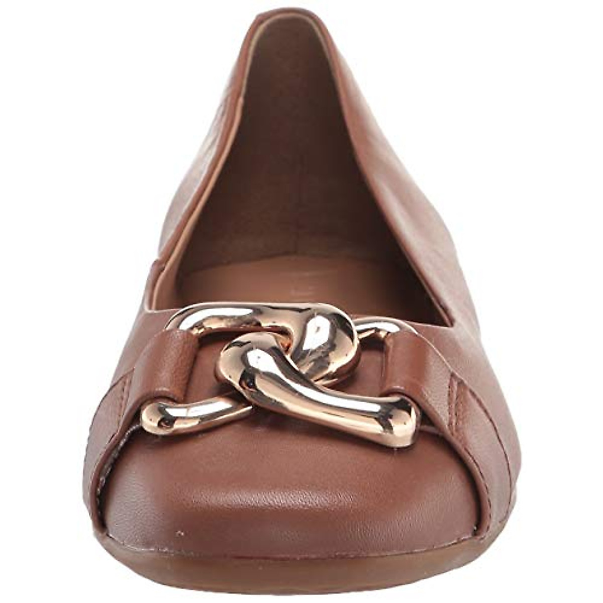 Aerosoles Women's Candice Ballet Flat, TAN Leather, 6