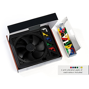 Noctua NF-A14 PWM chromax.Black.swap, Premium Quiet Fan, 4-Pin (140mm, Black)