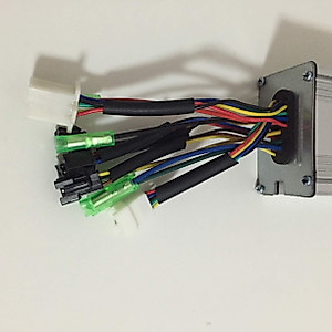 NBPower 36V/48V 500W 22A Brushless DC Motor Controller Ebike Controller +KT-LCD8H Color Display One Set，Used for 500W Ebike Kit.