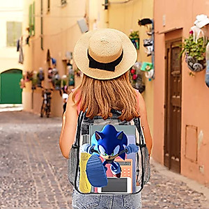 Qxuzizh 3PCS Transparent Clear Backpack Plastic Bookbags with Lunch Bag Tote And Pencil Case Box Pouch for Teen Boys Girls Youth