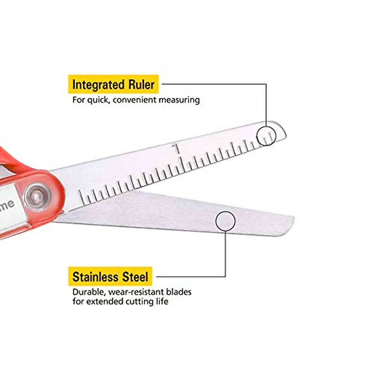 Stanley Guppy 5-Inch Blunt Tip Kids Scissors, Orange (SCI5BT-ORG)