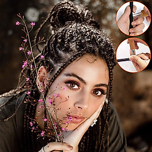 Dreadlock Crochet Hook Tool，Braid Hair Dreadlocks Needle Weaving Crochet for Braid Craft (0.75mm)