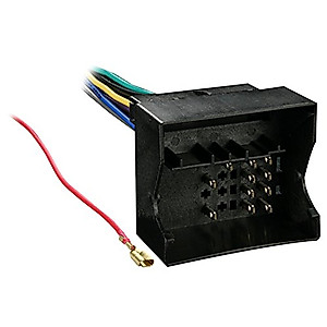 Metra 70-9003 Radio Wiring Harness for Audi/BMW/VW 2002-Up & Metra 40-EU10 Antenna to Radio Adapter Cable for Select 2002-Up BMW/Volkswagen Vehicles,Black