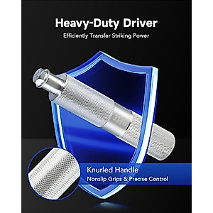 Orion Motor Tech Bearing Press Kit, 10pc Bearing Race and Seal Driver Set with Seal Driver and 9 Bearing Adapters, Seal Installer Bearing Driver Kit for Bearing Installation, with Blue Case