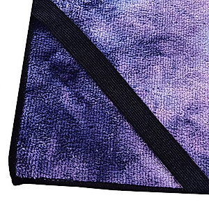 Mingpinghuius Beach Chair Cover with Side Pockets, Microfiber Pool Lounge Chair Cover Colorful Chaise Lounge Towel Sun Lounger Cover for Holiday Sunbathing Garden Beach Hotel (Blue)