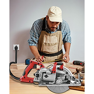 95104L Circular Saw Power Cord Replacement for SKILSAW Worm Drive Saw SPT77WM SPT78W SPT77WML SKILSaw Heavy Duty Power Tool Accessory 3 Pin Power Cord Black 2.5M/8.2FT US Standard Universal Cord