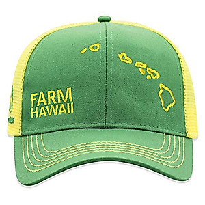 John Deere Farm State Pride Cap-Green and Yellow-Hawaii