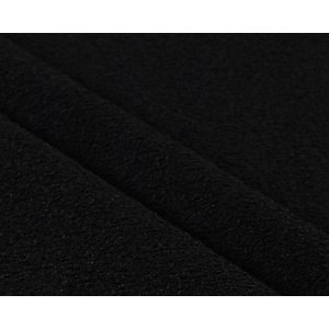Generic Durable Chenille Boucle Upholstery Fabric by The Yard for Chair Sofa Couch Bench Armchair bar stools (Black, 1 Yard (55"" x 36""))