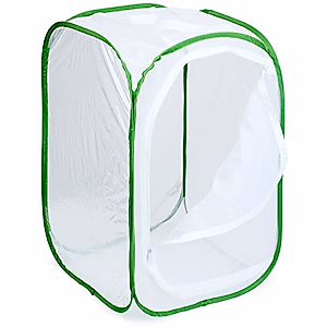 RESTCLOUD Professional Butterfly Habitat Insect Cage Caterpillar Enclosure Pop-up Polyester Bottom for Easier Clean
