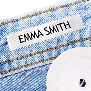 100 Personalized Iron-on Fabric Labels to Mark Your Clothes. Gentle with Your Kids Skin, for Children's School Uniform/Clothes/Clothing Labels for Kids, Baby and Children.