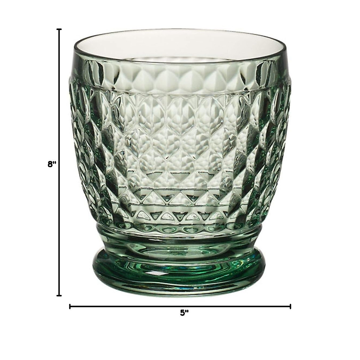 Villeroy & Boch Boston Old-Fashioned Glasses Set of 4, Green