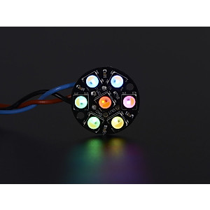 Adafruit Industries NeoPixel Jewel - 7 x 5050 RGBW LED w/Integrated Drivers - Warm White - ~3000K