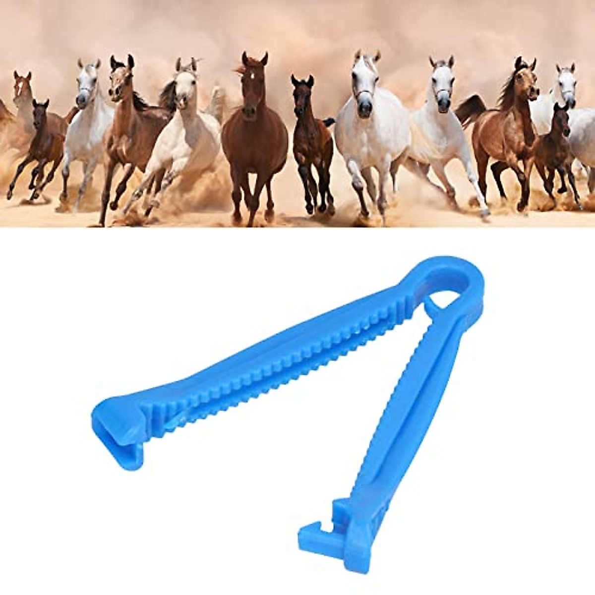 Camidy 100pcs Disposable Umbilical Cord Clamp Whelping Kit Welping Box for Puppy Kittens Cow Livestock Sheep