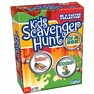 Kids Scavenger Hunt - Children's Game - Ages 6+ - Indoor and Outdoor Scavenger Hunt Game - Develops Gross Motor Skills - for 2 or More Players Individually or Team Play