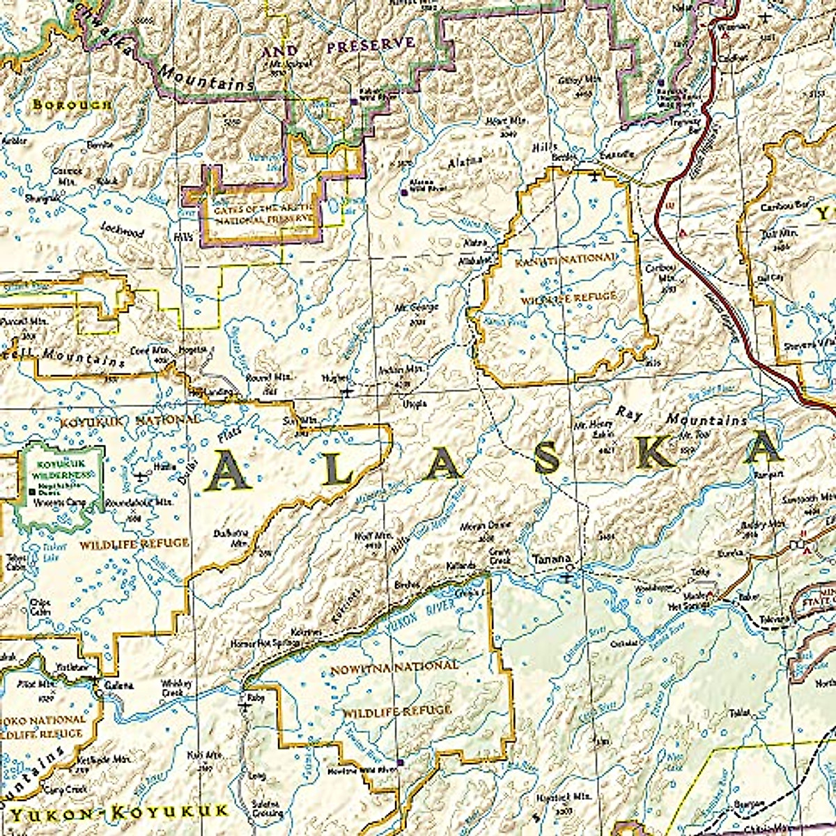 Alaska Map (National Geographic Adventure Map, 3117)