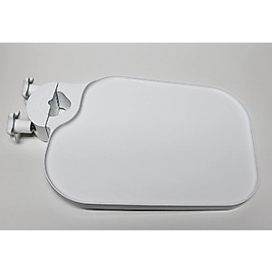 Post Mounted Utility Pole Post Tray Shelf Table Dental Medical White