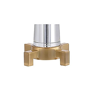 JONATHAN Y JYL2018A Zoe 29.5" 2-Light Crystal LED Table Lamp Contemporary Glam Modern Bedside Desk Nightstand Lamp for Bedroom Living Room Office College Bookcase LED Bulbs Included, Clear/Brass Gold