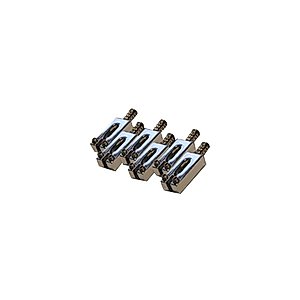 Graph Tech PG-8000-0C String Saver Classics Strat and Tele Style Saddle Set - Chrome