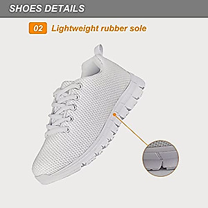 Ystardream Cute Solth Kids Tennis Sneakers for Girls Size 2 Girls' Running Shoes Non-Slip Breathable Athletic Sneakers Gym Sport School Training Shoes Outdoor Walking Footwear