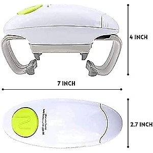 Electric Jar Opener for Weak Hands, one touch automatic deluxe jar opener for seniors with arthritis, chef, Hand Injury and children, for all kinds of Jars
