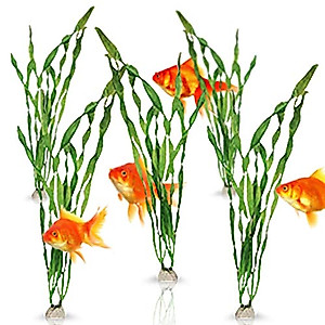 JOR Artificial Vallisneria Spiralis Plant, Aquarium Decor, Create Aquatic Forest, 10-Pcs