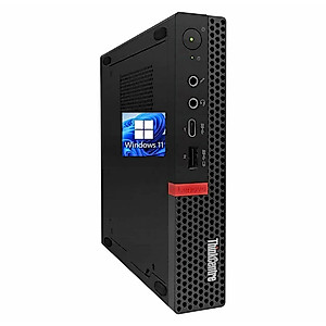 Lenovo ThinkCentre Tiny M920q Desktop,Intel Hexa-core i7-8700T Up to 4.0 GHz,32GB RAM,New 512GB NVME SSD,AX210 WiFi 6E,Bluetooth, Keyboard Mouse,Windows 11 Pro (Renewed)