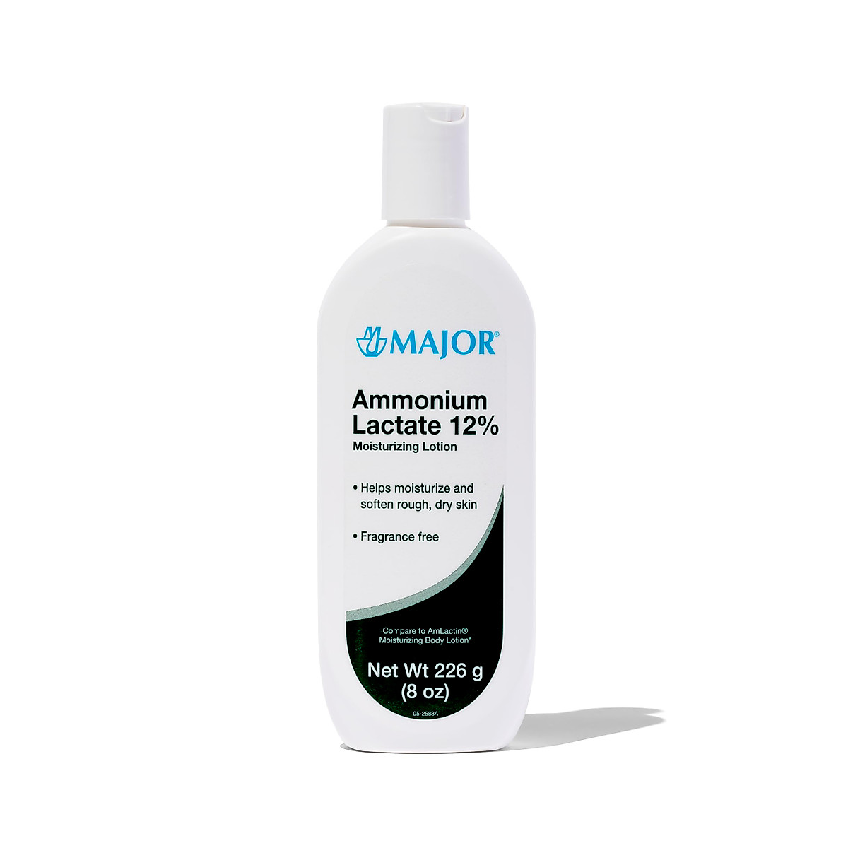 Major Ammonium Lactate 12% Moisturizing Lotion - Lactic Acid Lotion - Helps Moisturize and Soften Rough, Dry Skin - Daily Body Lotion - Fragrance-Free - 8 Oz