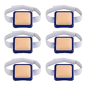 SimCoach Intramuscular Injection Practice Model Pad(6 Packs), Simulation Injection Training Tool for Medical Education