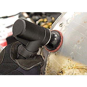 Eastwood 2 in. Surface Prep Tool Air Pneumatic Orbital Sander Disc Grinder Polisher 90 Degree Right Angle Angled Head