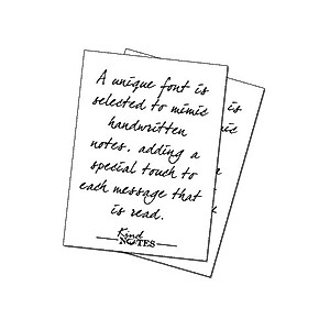 KindNotes Glass Keepsake Gift Jar with Positive Thoughts - Morning Sunshine Design