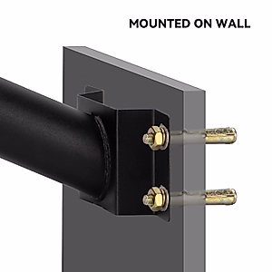 Light Pole Mount, 20" Solar Lighting Mounting Bracket Extension Pole Kitfor Solar Street Light, Lights Fixture Antenna Adaptor Outdoor Arm for Street Light, Wall Mounted Tire, Barn Lamp, Post Tree