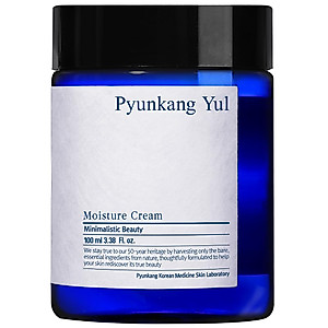 Pyunkang Yul Moisture Cream - Korean Skin Care Face Cream - Facial Moisturizer for dry and combination skin types - Natural Ingredients Shea Butter, jojoba seed oil deeply moisturize Skin - 3.4 Fl oz