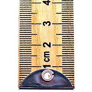 Double Sided Meter Stick - Hardwood Metric Meter Stick, Horizontal Reading & Protective Metal Ends - Eisco Labs