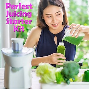 30 Pack of Empty Bottles, Plastic Bottles with Lids, Includes 10 Each Of 8 oz Bottles, 12 oz Bottles, and 16 oz Bottles, Plastic Milk Bottles With Tamper Proof Bottle Caps Lids Great Juice Bottles