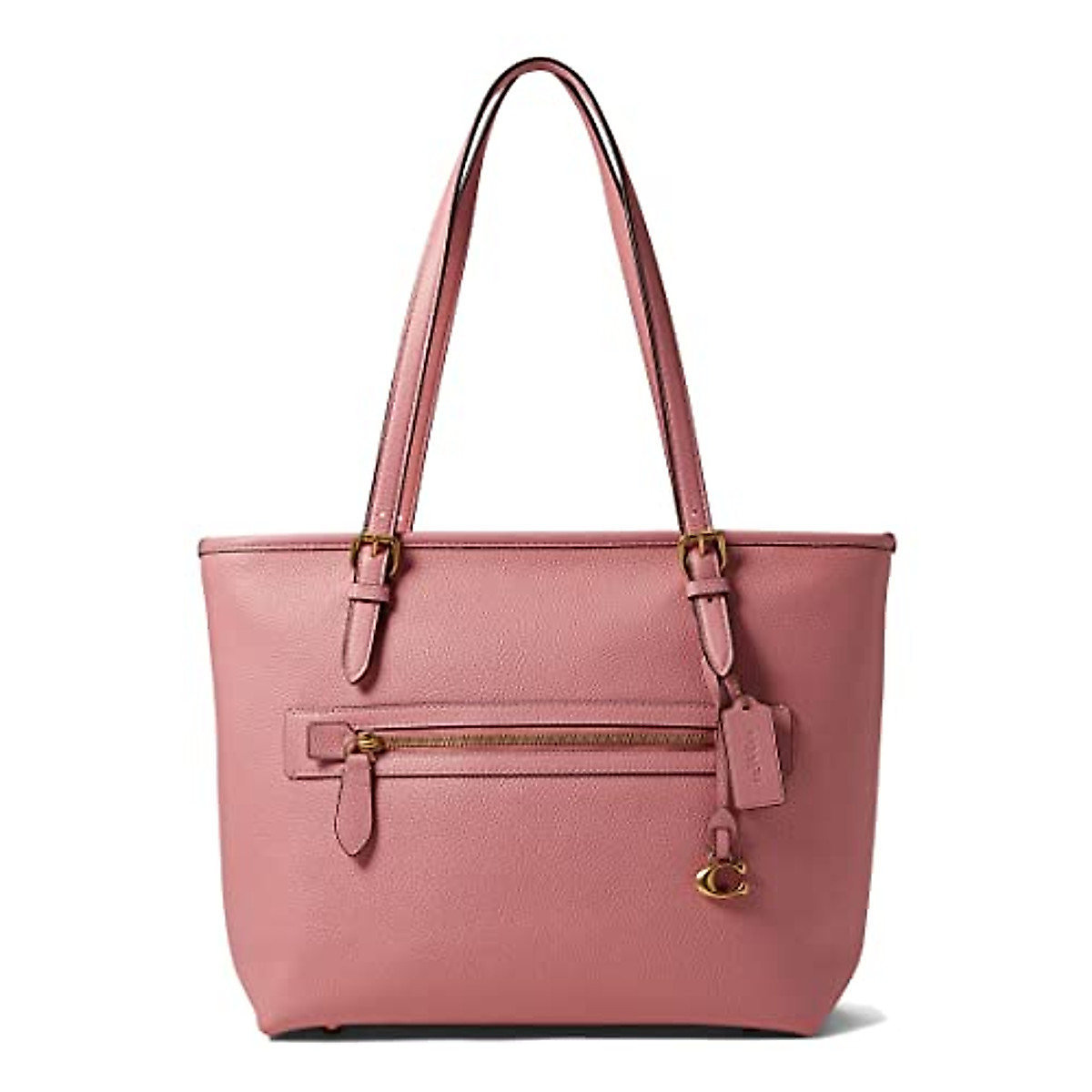COACH Polished Pebble Leather Taylor Tote Bubblegum One Size