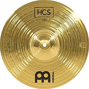 Meinl Cymbals HCS 12" Splash Cymbal for Drum Set — Made in Germany — Traditional Medium Brass, 2-Year Warranty, 12 inch (HCS12S)