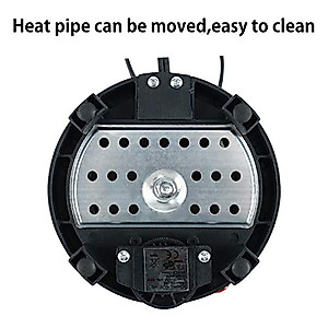 DasMarine 110V Small Electric Stove 500W Portable Countertop 5.5" Hot Plate Multifunctional Home Coffee Tea Water Heater