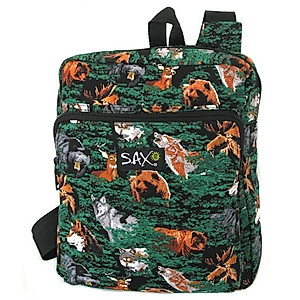 Wolf Bear Deer Backpack Small Wolf Lodge - CUTE Travel Day BAG